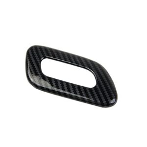 crosselec Carbon Fiber Sun Visor Button Cover Trim for Chevrolet Corvette C8 2020-2023