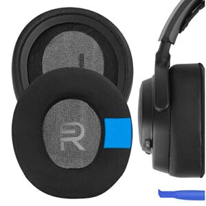 geekria sport cooling-gel replacement ear pads for steelseries arctis nova pro wired, arctis nova 1, arctis nova 3, arctis nova 7 headset earpads, ear cups cover repair parts (black)