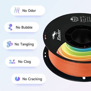 Creality PLA Pro(PLA+) 3D Printer Filament 1.75mm, PLA Plus Orange, Toughness Upgraded Dimensional Accuracy +/- 0.03mm, 1kg Spool(2.2lbs) Ender PLA+ Filament for Most FDM 3D Printer