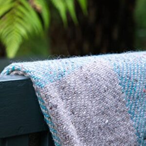 Avoca Mohair Blend Tweed Throw - Dewdrop Design - Made in Ireland 562 x 72