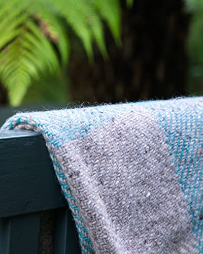 Avoca Mohair Blend Tweed Throw - Dewdrop Design - Made in Ireland 562 x 72