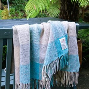 Avoca Mohair Blend Tweed Throw - Dewdrop Design - Made in Ireland 562 x 72