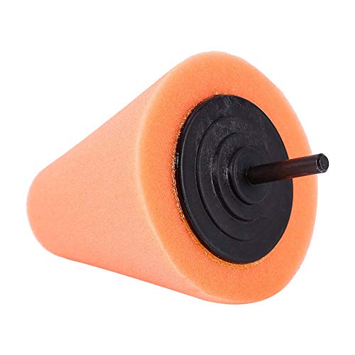 Wheel Foam Ball Buffing Pad, Beauty Care, 1Pcs Foam Polishing Cone Shaped Buffing Pads For Wheels - Use With Power Drill