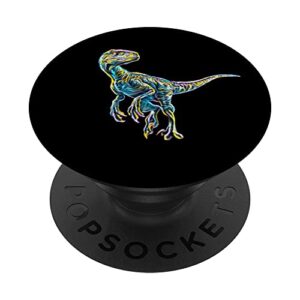 velociraptor raptor dinosaur popsockets standard popgrip