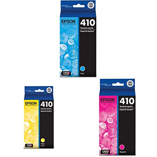 Epson T410 Claria Premium -Ink Standard Capacity Cyan -Cartridge & T410 Claria Premium -Ink Standard Capacity Yellow -Cartridge & T410 Claria Premium -Ink Standard Capacity Magenta -Cartridge