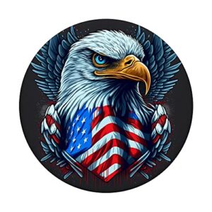 Patriotic Eagle US Flag America PopSockets Swappable PopGrip