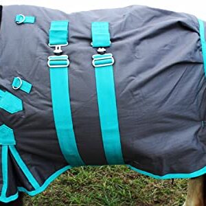 CHALLENGER 58" 1000D Miniature Weanling Donkey Pony Horse Foal Winter Blanket 51974TL