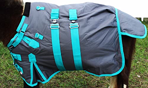 CHALLENGER 58" 1000D Miniature Weanling Donkey Pony Horse Foal Winter Blanket 51974TL