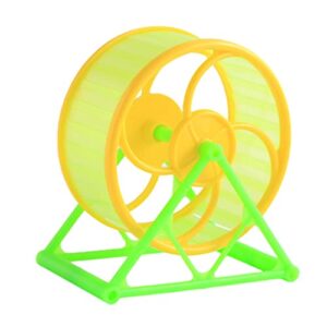 Ipetboom Silent Hamster Wheel Toys 2PCS Exercise Wheel Silent Running Wheel Pet Running Jogging Sports Exercise for Small Pet Hamsters Mice Rat Gerbils (Random Color) Chinchilla Hamster