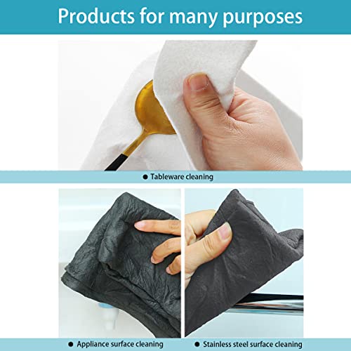 zipelo 2PCS Thickened Magic Cleaning Cloth, 15.7"x19.7" Reusable Glass Cleaning Rags, Microfiber Magic Lint Free Cloth, All-Purpose Streak Free Towels for Kitchens Glass Cars Windows Mirror Door