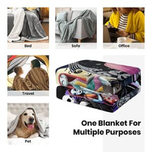 Super Soft Blanket Cooling Blanket Blankets & Throws Flannel Throw Blankets Picnic Blankets for Bedroom Travel Sofa with 18''x18 Pillowcase