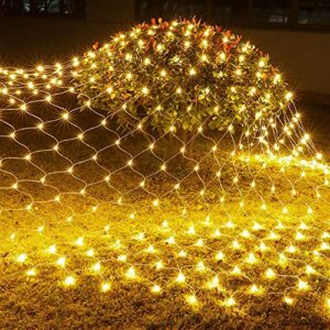 Dazzle Bright 40FT 200 Count Christmas Mini String Lights + 360 LED 12FT x 5 FT Christmas Net Lights