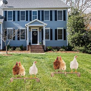 3 pcs Brooder Stand Horse Pet Accessories Chicks Single Toys Hens Swing Chick Standing Wood Pigeon Parrots Training Big Bar， Supplies Perch- Coop and Trainning for Garden