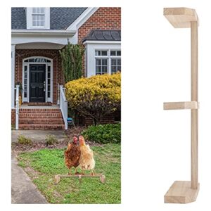 3 pcs Brooder Stand Horse Pet Accessories Chicks Single Toys Hens Swing Chick Standing Wood Pigeon Parrots Training Big Bar， Supplies Perch- Coop and Trainning for Garden