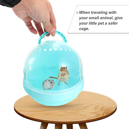 Mipcase Plastic Bag Guinea Tortoise Bottle for Small Pet Cage Carry Clear Animals Habitat Travel Green Rat with Outdoor Sugar Pig Transport Accessories Drinking Squirrel Unit Case