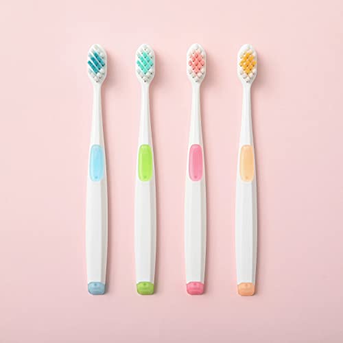 GoodUping Fine Silk Toothbrush for Sensitive Teeth, 10000 Bristles Nano Toothbrush, Extra Soft Toothbrush for Adult, Pregnancy and Junior.(8 Count)