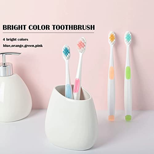 GoodUping Fine Silk Toothbrush for Sensitive Teeth, 10000 Bristles Nano Toothbrush, Extra Soft Toothbrush for Adult, Pregnancy and Junior.(8 Count)