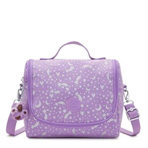 kipling new kichirou printed lunch bag galaxy metallic