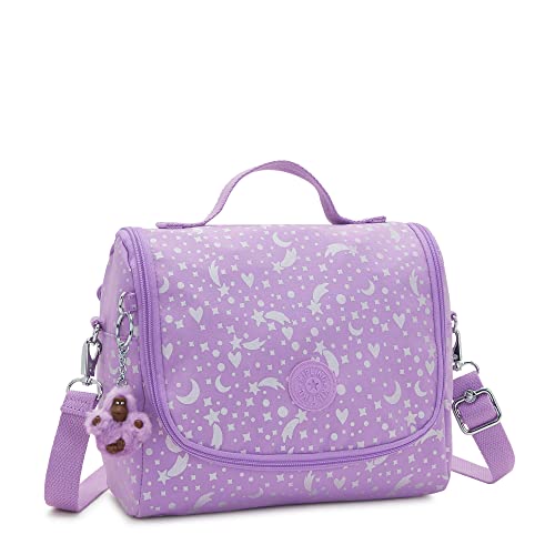 Kipling New Kichirou Printed Lunch Bag Galaxy Metallic