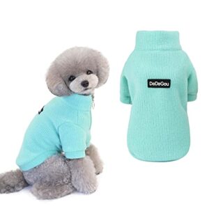 Pet Clothes Zipper Slim Fit Fall and Winter Sweater New Pet Clothing Cute Supplies for Small Dogs Tutu Jacket Cold Winter Coat Girl Boy Cute Puppy Apparel