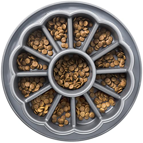 Slow Feeder Dog Bowls-Anti-Choking Dog Slow Feeder for Large Breed, Medium and Small Breed, Slow Eating Bowl for Dry Wet Food, Anti-Gulping Slow Feeding Bowl