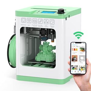 entina tina2s 3d printers with wi-fi cloud printing, fully assembled and auto leveling mini 3d printer for beginners, high precision printer with smart control and heated spring steel build plate