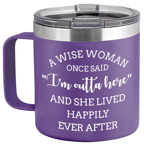 Retirement Gifts for Women - Going Away Gift for Coworker, Boss, Friends - Goodbye Gifts, Farewell Gifts, Coworkers Leaving Gifts - Retired Gifts for Women - Christmas Retirement Party - 14 Oz Mug