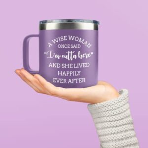 Retirement Gifts for Women - Going Away Gift for Coworker, Boss, Friends - Goodbye Gifts, Farewell Gifts, Coworkers Leaving Gifts - Retired Gifts for Women - Christmas Retirement Party - 14 Oz Mug