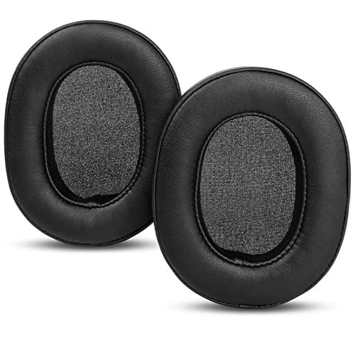 WH-1000XM5 Ear Pads-YunYiYi Replacement Earpads Ear Cushion Compatible with Sony WH-1000XM5 Headphones Protein Leather Ear Cups/Earmuffs/Cover. (Black)