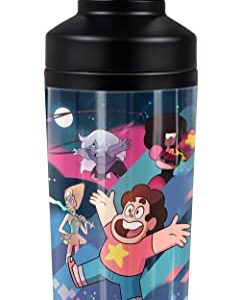 Steven Universe OFFICIAL Group Shot 18 oz Insulated Water Bottle, Leak Resistant, Vacuum Insulated Stainless Steel with 2-in-1 Loop Cap