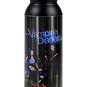 The Vampire Diaries OFFICIAL Tempted 24 oz Insulated Canteen Water Bottle, Leak Resistant, Vacuum Insulated Stainless Steel with Loop Cap