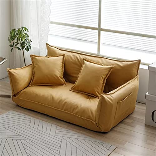 JYDQM Lazy Sofa Furniture Living Room Reclining Folding Sofa Couch Floor Sofa Bed 5 Position Adjustable