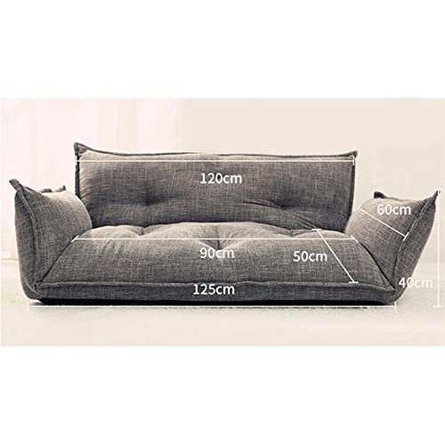 JYDQM Lazy Sofa Furniture Living Room Reclining Folding Sofa Couch Floor Sofa Bed 5 Position Adjustable