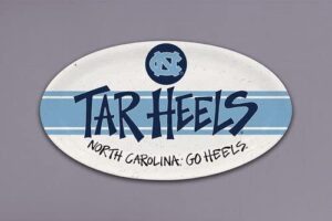 magnolia lane north carolina tar heels heavy weight melamine rameses unc tray