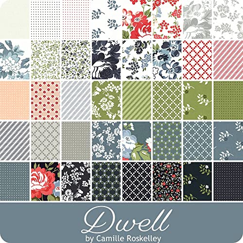 Dwell Charm Fabric Pack 55270PP from Moda by The Pack