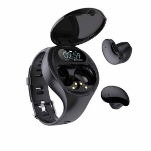 reloj audifonos smartwatch auricular con audifono f9 mi 2 in 1 watch with earbuds earphones headphones earphone wireless headset