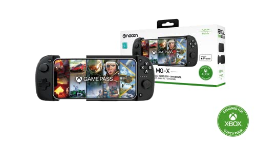 RIG Nacon MG-X for iPhone - MFi Wireless Mobile Gaming Controller for Apple iOS