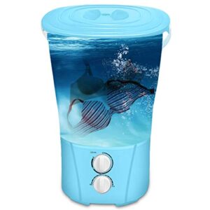 zlxdp 4.5kg mini washing machine split bucket three barrels socks underwear short-sleeved shirt (color : d)