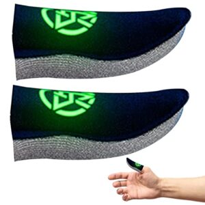 gecorid finger sleeves - anti-sweat thumb sleeves with silver fiber,0.3mm luminous thumb sleeves mobile finger protector breathable seamless thumb finger sleeve for mobile game controllers