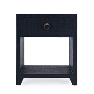 Butler Specialty Company ASOS Raffia 1 Drawer Nightstand - Navy Blue