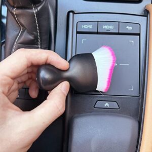 Filiverco 2PCS Car Interior Dust Brush, Car Soft Hair Brush, Car Interior Cleaning Tool for Car Seat, Computer, Dashboard, Air Conditioner Vents