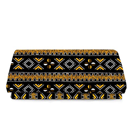 African Pattern Wax Ankara Prints Fabric 6 Yards 100% Cotton Wax Cloth for Party Dress and DIY Upholstery Fabrics LB035