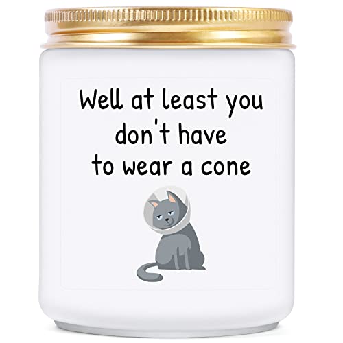 Get Well Soon Gifts for Women ,Feel Better Gifts for Women or Men ,Funny Cute Recovery After Surgery Gifts for Friend,Take Your Pain Scented Soy Candle Gifts, Inspirational Candles - Lavender