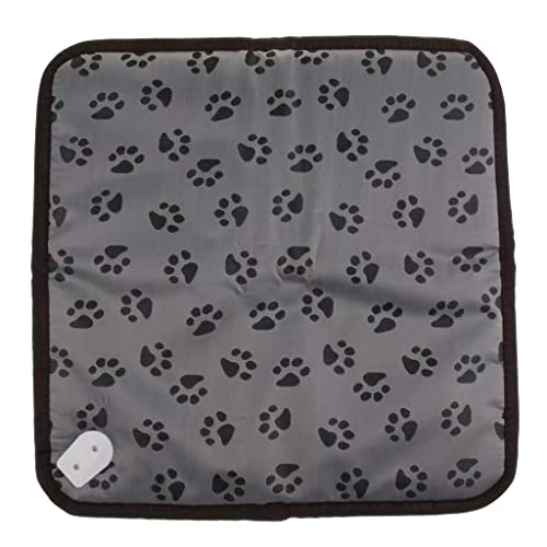 Heated Pet Pad, Self-Warming Pet Pad, Heated Pet Bed, Electric Heating pad for Cats Dogs, Temperature Adjustable Heating Pad