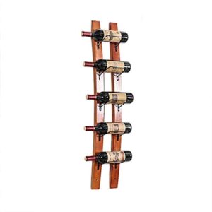 stylish simplicity wooden wine rack wallmounted wine glass holder, pibm