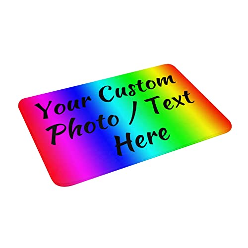 Custom Door Mat for Front Door Custom Rug Personalized Rugs with Image Text Logo for Office Living Room Business Home 24x16in