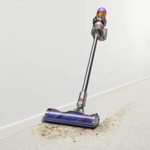 Dyson 405863-01 V12 Detect Slim Cordless Bagless Stick Vacuum Yellow/Nickel Bundle with 2 YR CPS Enhanced Protection Pack