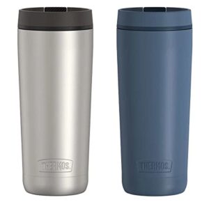 thermos vacuum stainless steel 18oz travel tumbler, 2-pack