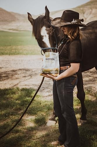 Hemptana Hemp Protein Supersnacks for Horses - Horse Treats to Support Digestive, Cognitive, & Joint Health - Improved Equine Stress Response – High Protein Horse Supplement - (4 lbs)