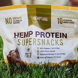 Hemptana Hemp Protein Supersnacks for Horses - Horse Treats to Support Digestive, Cognitive, & Joint Health - Improved Equine Stress Response – High Protein Horse Supplement - (4 lbs)